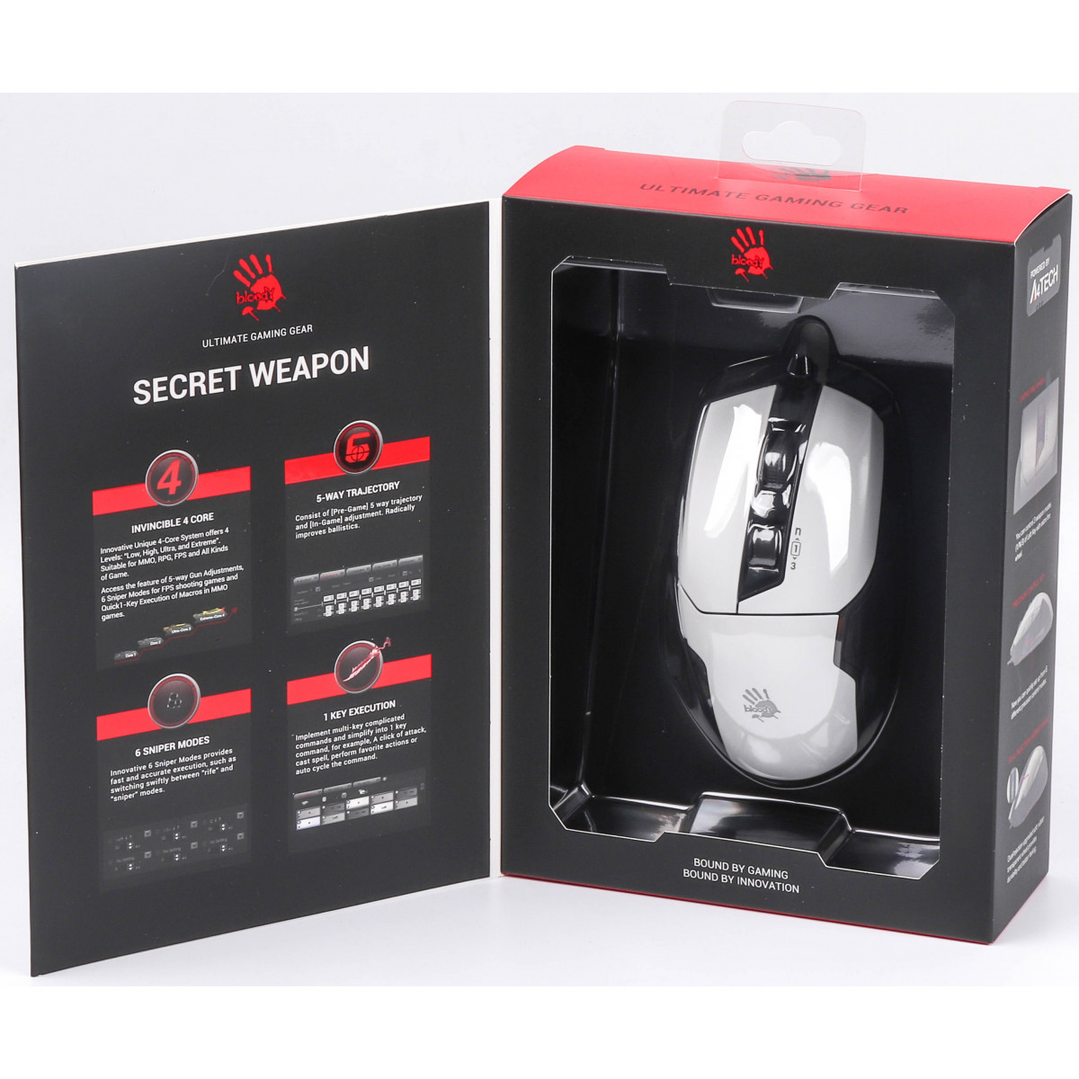 Миша A4Tech Bloody W70 Max Panda White | Wintik